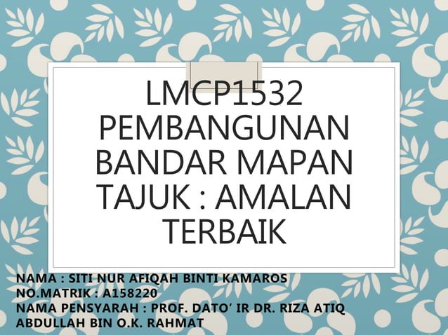 Slide mapan | PPTX