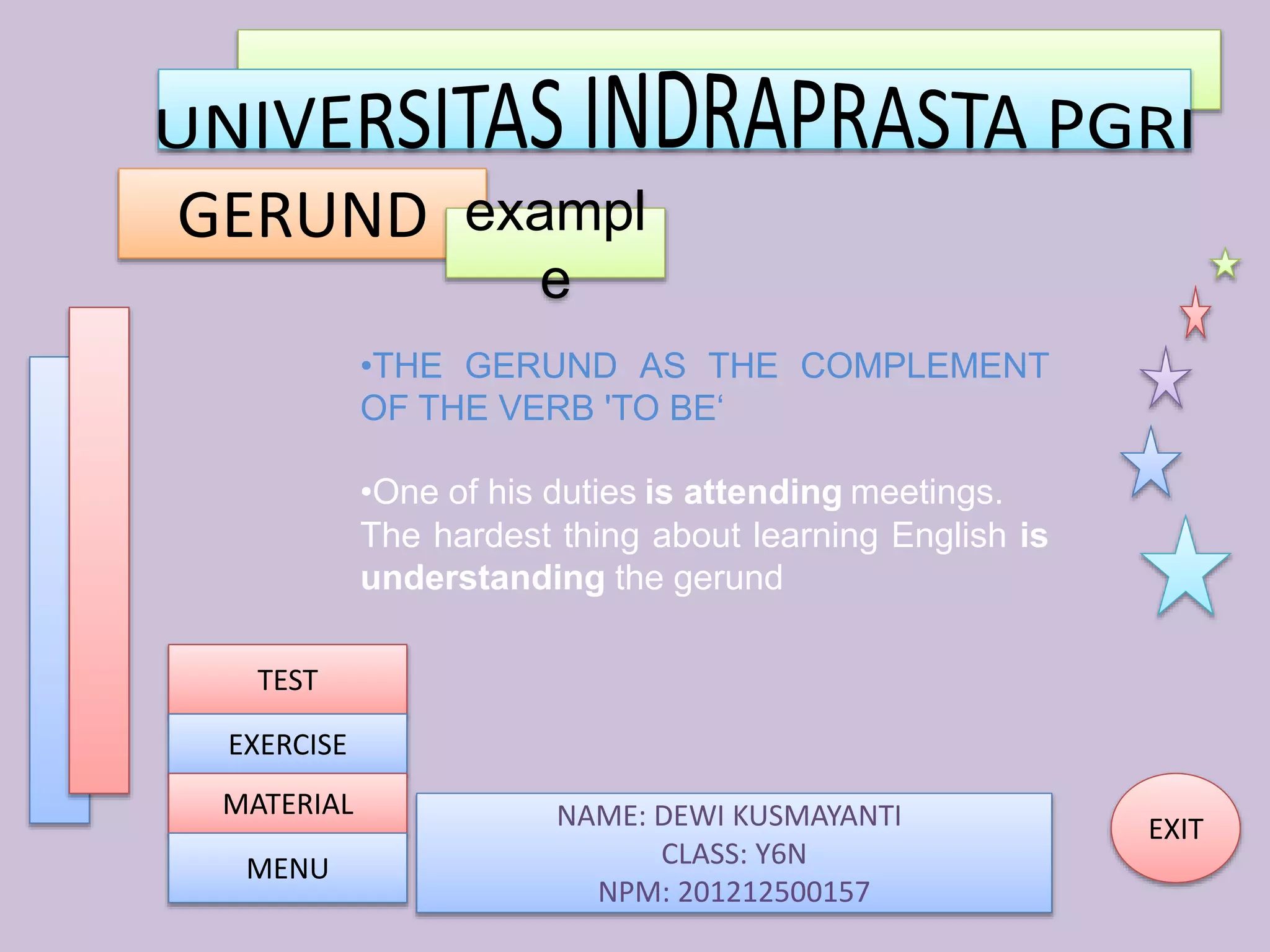 Slide master gerund | PPTX