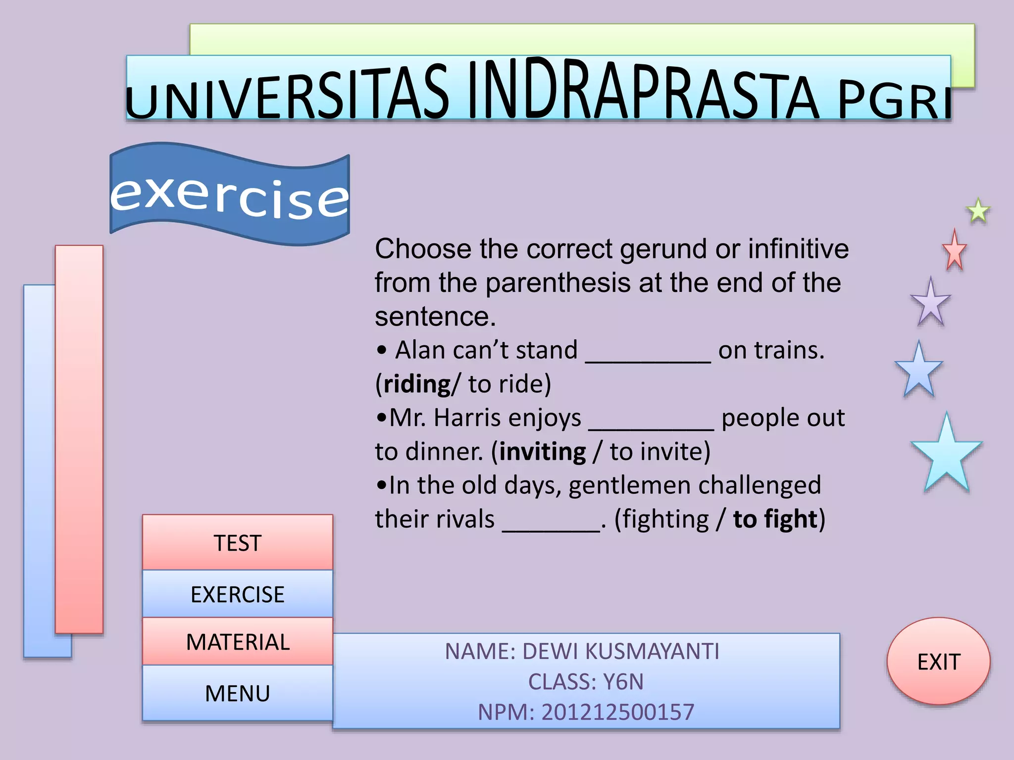 Slide master gerund | PPTX