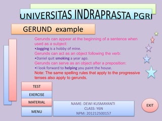 Slide master gerund | PPTX