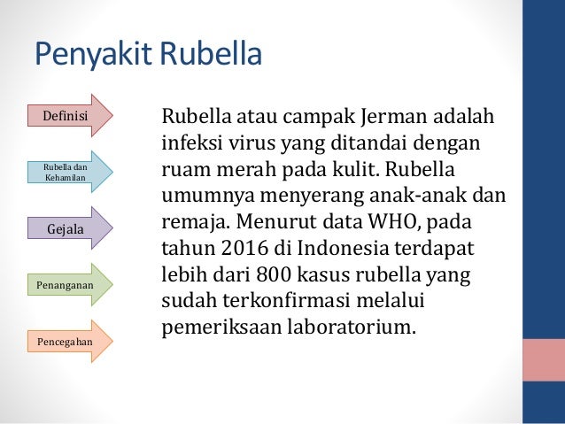 Slide master (rubella)