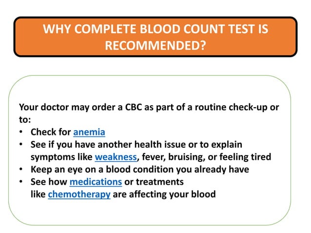 Complete Blood Count Test - Interpretation of Results | PPTX | Blood ...