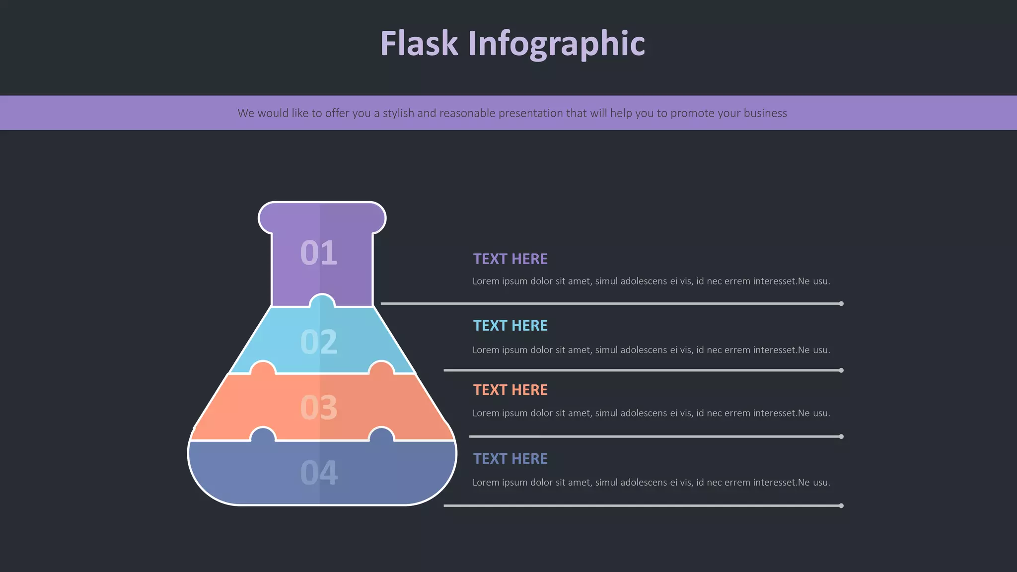 Flask Infographic Diagram | PPT