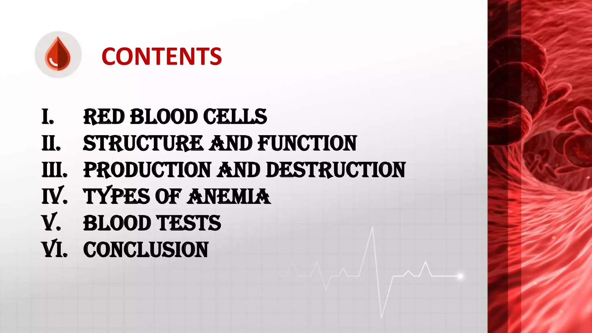 Red blood cells | PPTX