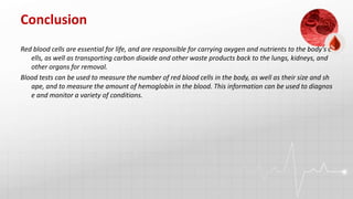 Red blood cells | PPTX