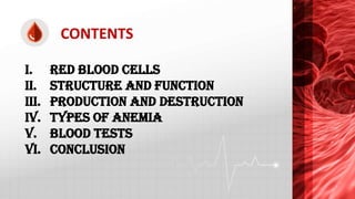 Red blood cells | PPTX