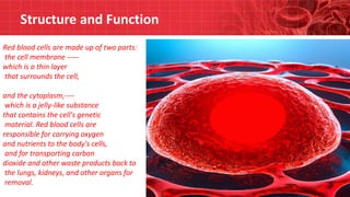 Red blood cells | PPTX