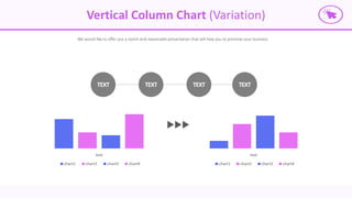 Vertical Column Chart (Variation) | PPT