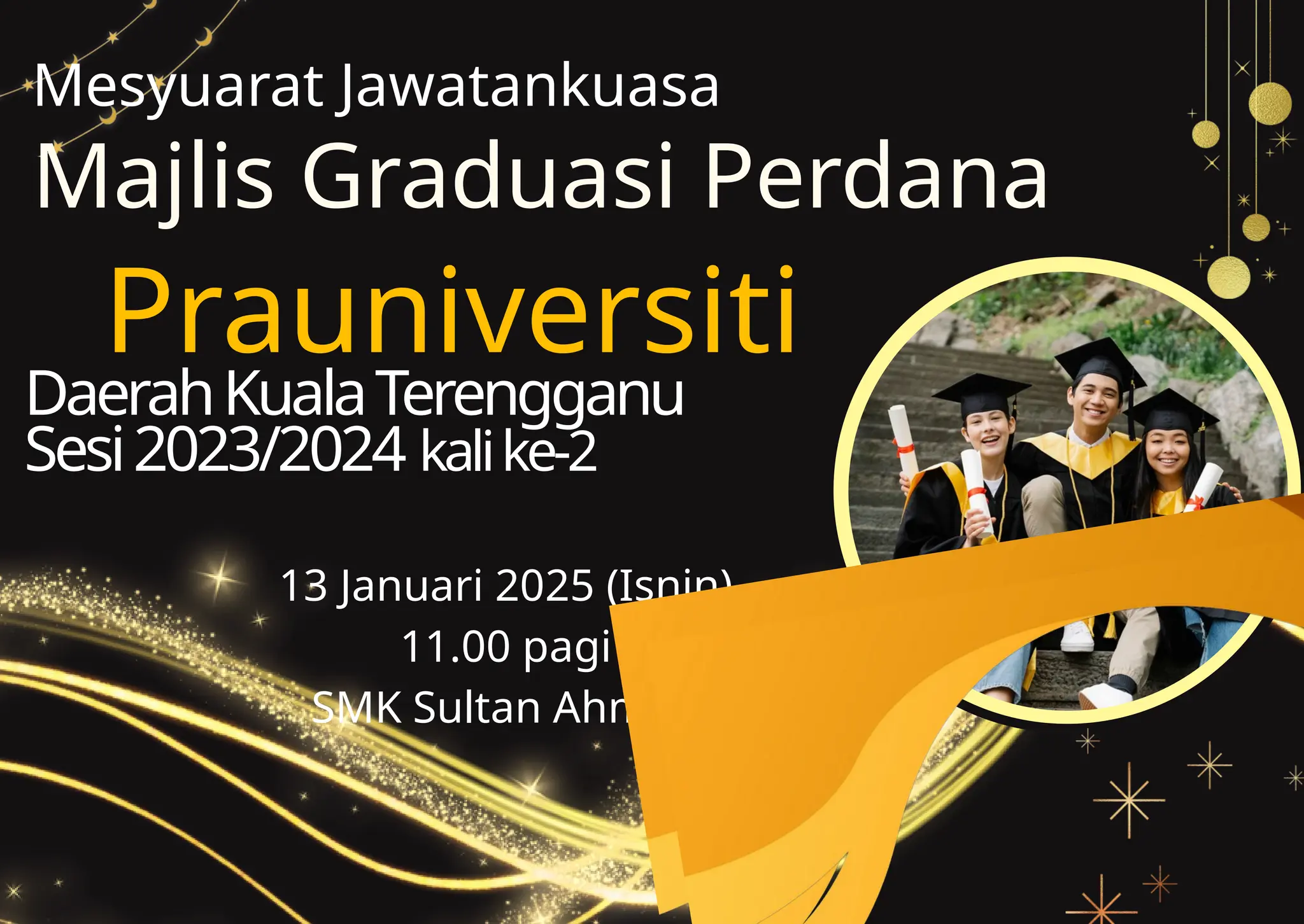KERTAS KERJA PELAKSANAAN MAJLIS GRADUASI PRAUNIVERSITI PERINGKAT DAERAH ...
