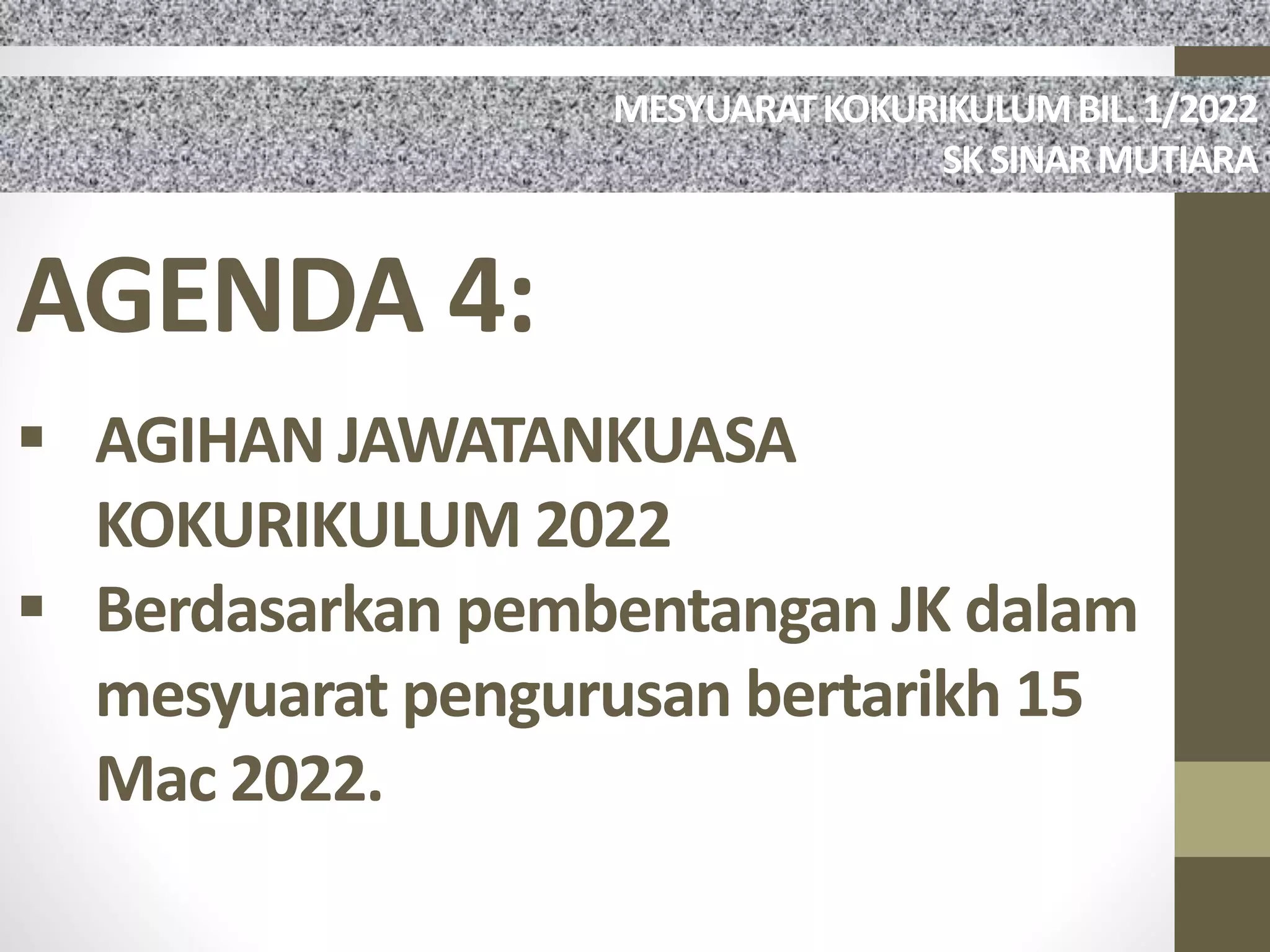SLIDE MESYUARAT KOKURIKULUM BIL. 1 2022.pptx