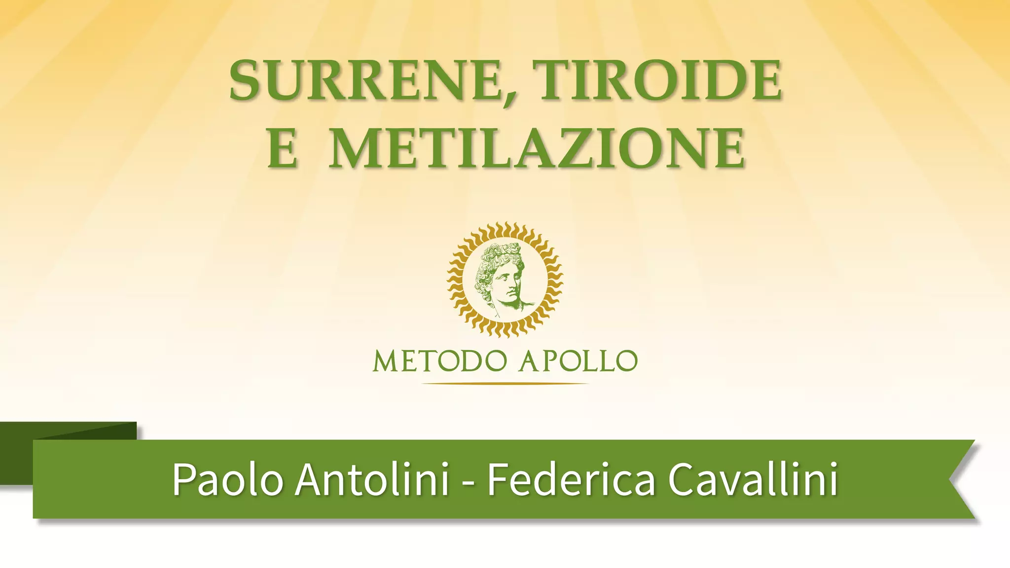 Metodo Apollo Live - Milano, maggio 2016 | PPT