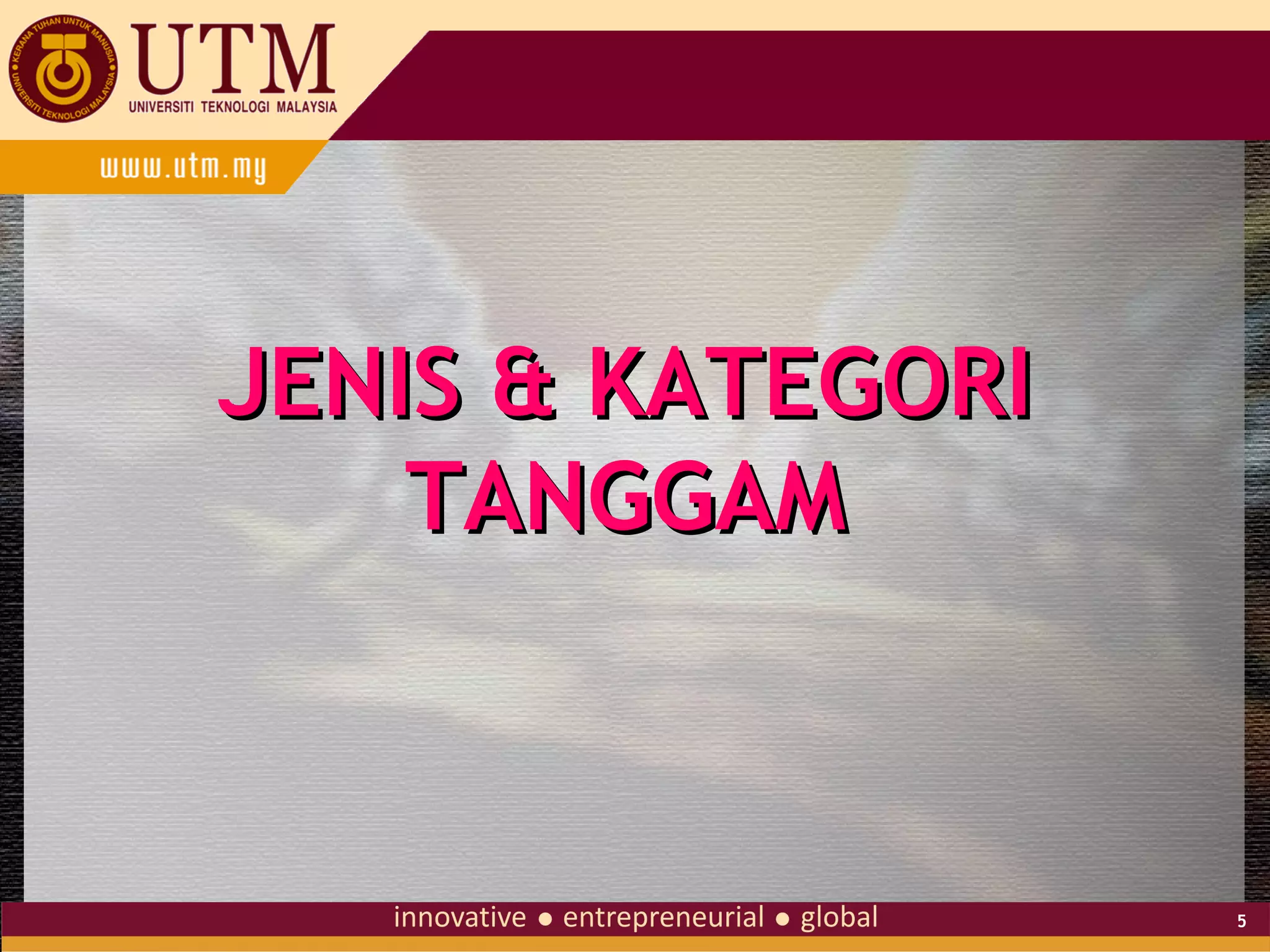 Tanggam tanggam dalam kerja kayu dan pembinaan bangunan | PPT