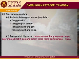 Tanggam tanggam dalam kerja kayu dan pembinaan bangunan | PPT