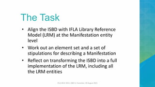 ISBD and LRM | PPT