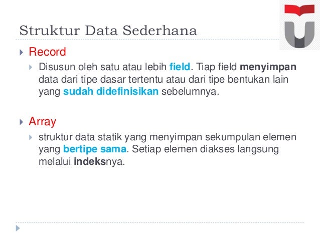 Slide minggu 2 pertemuan 2 (struktur data1)