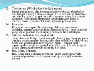 Perlengkapan Liturgi | PPT