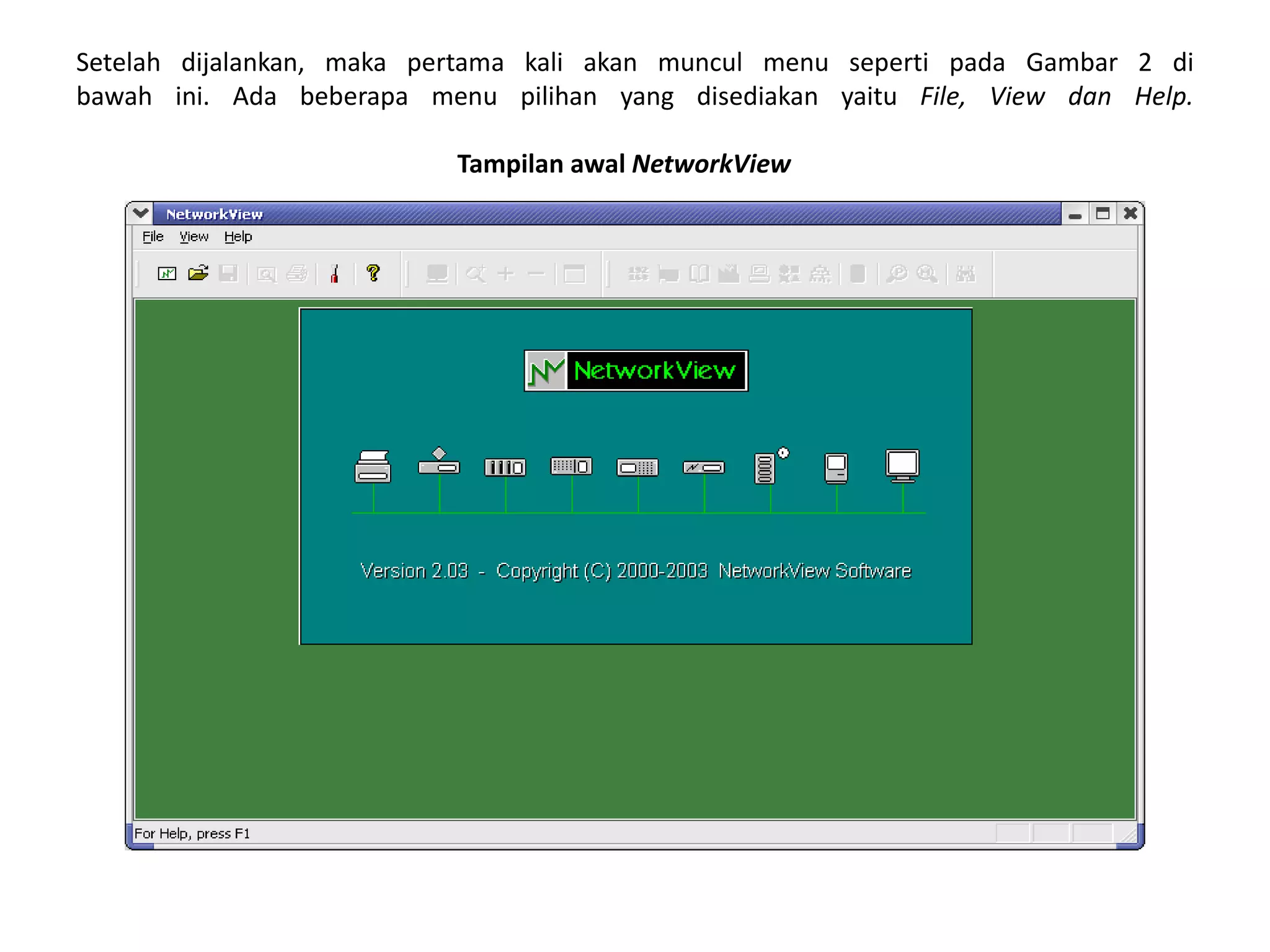monitoring jaringan dengan networkview | PPTX