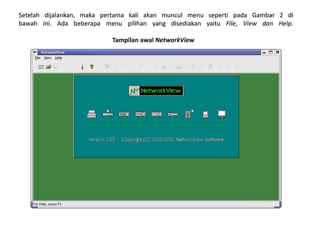 monitoring jaringan dengan networkview | PPTX