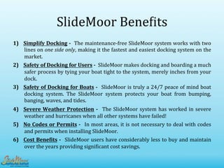 Best Boat Docking System: SlideMoor | PPT