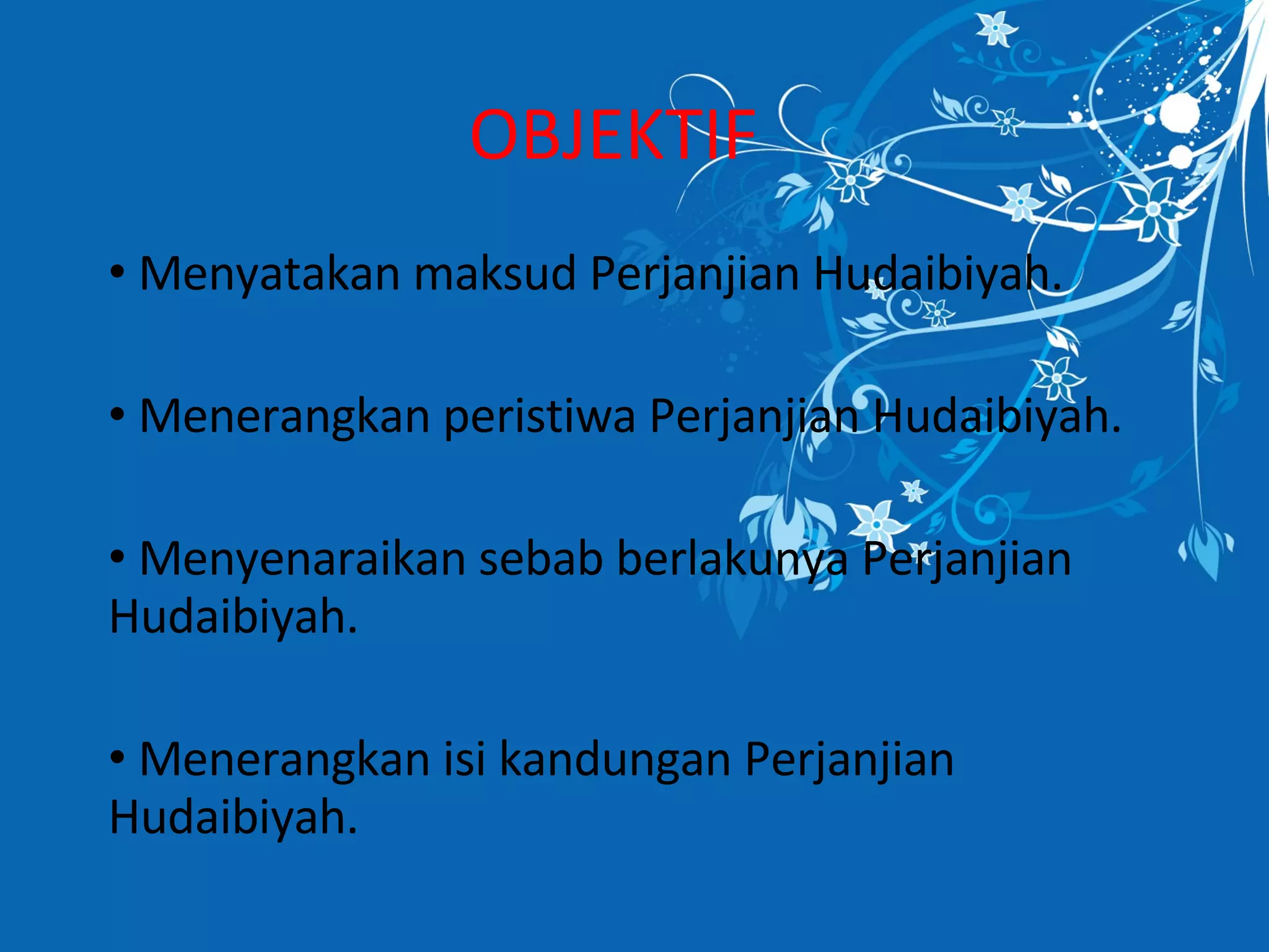 Montaj Perjanjian Hudaibiyah | PPT