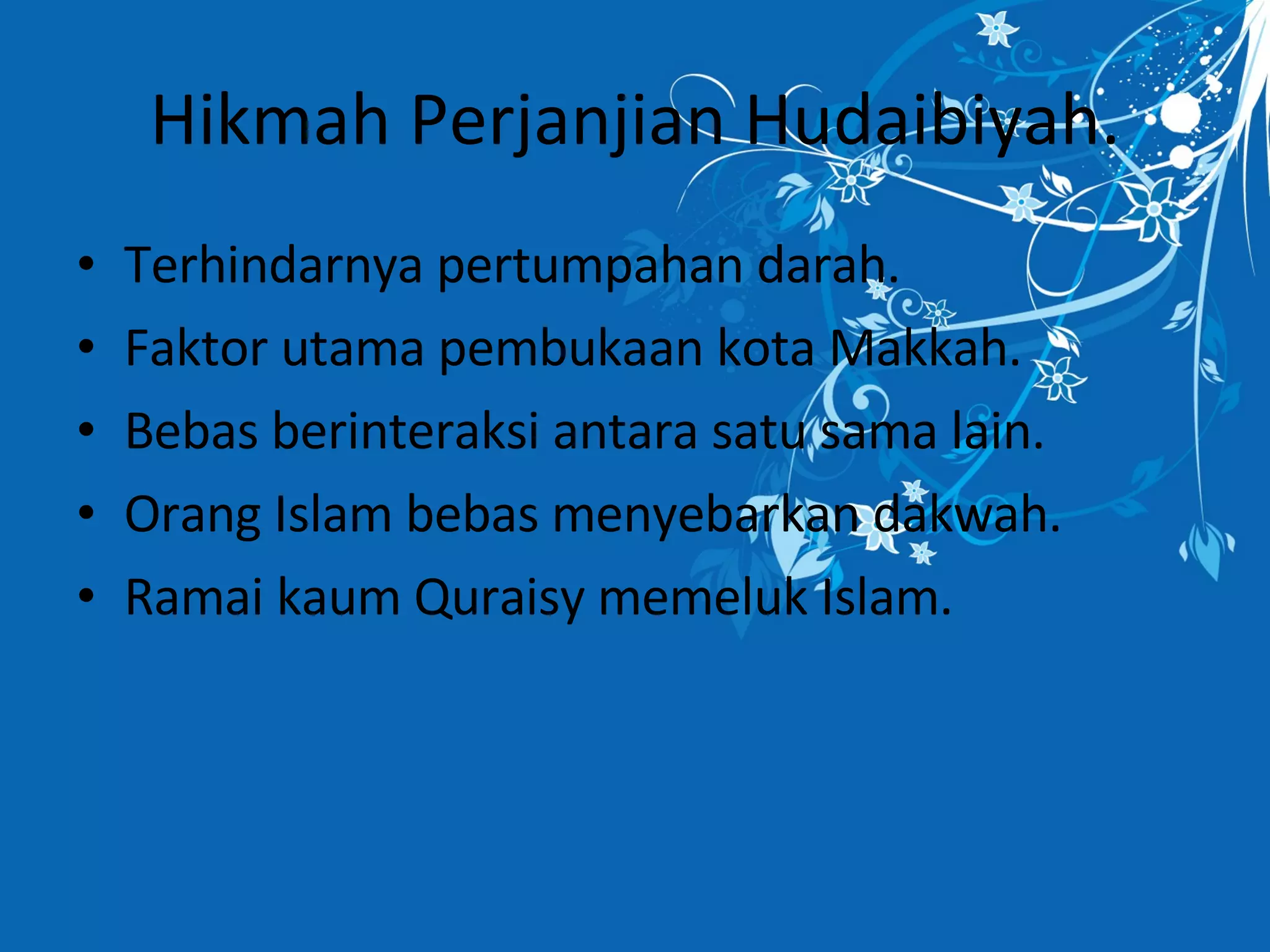 Montaj Perjanjian Hudaibiyah | PPT