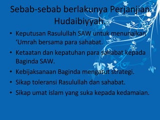 Montaj Perjanjian Hudaibiyah | PPT