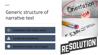 Slide Narrative Text.pptx of the material story telling | PPT