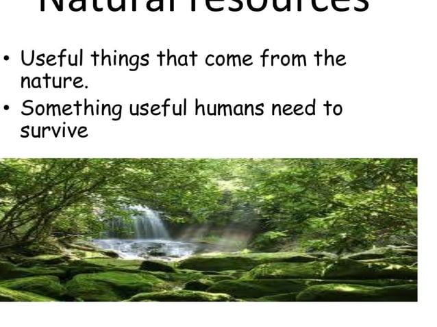 Natural resources | PPT