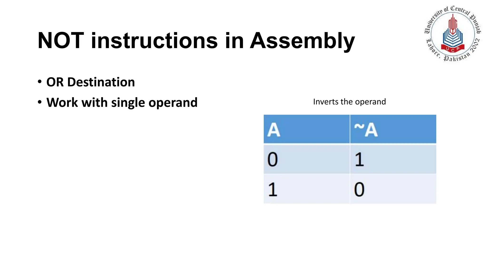 Slide No. 12 (AND, OR, NOT, XOR, MASKING).pptx