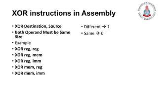 Slide No. 12 (AND, OR, NOT, XOR, MASKING).pptx