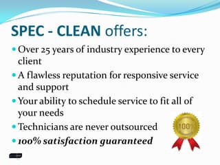 SPEC-CLEAN | PPTX