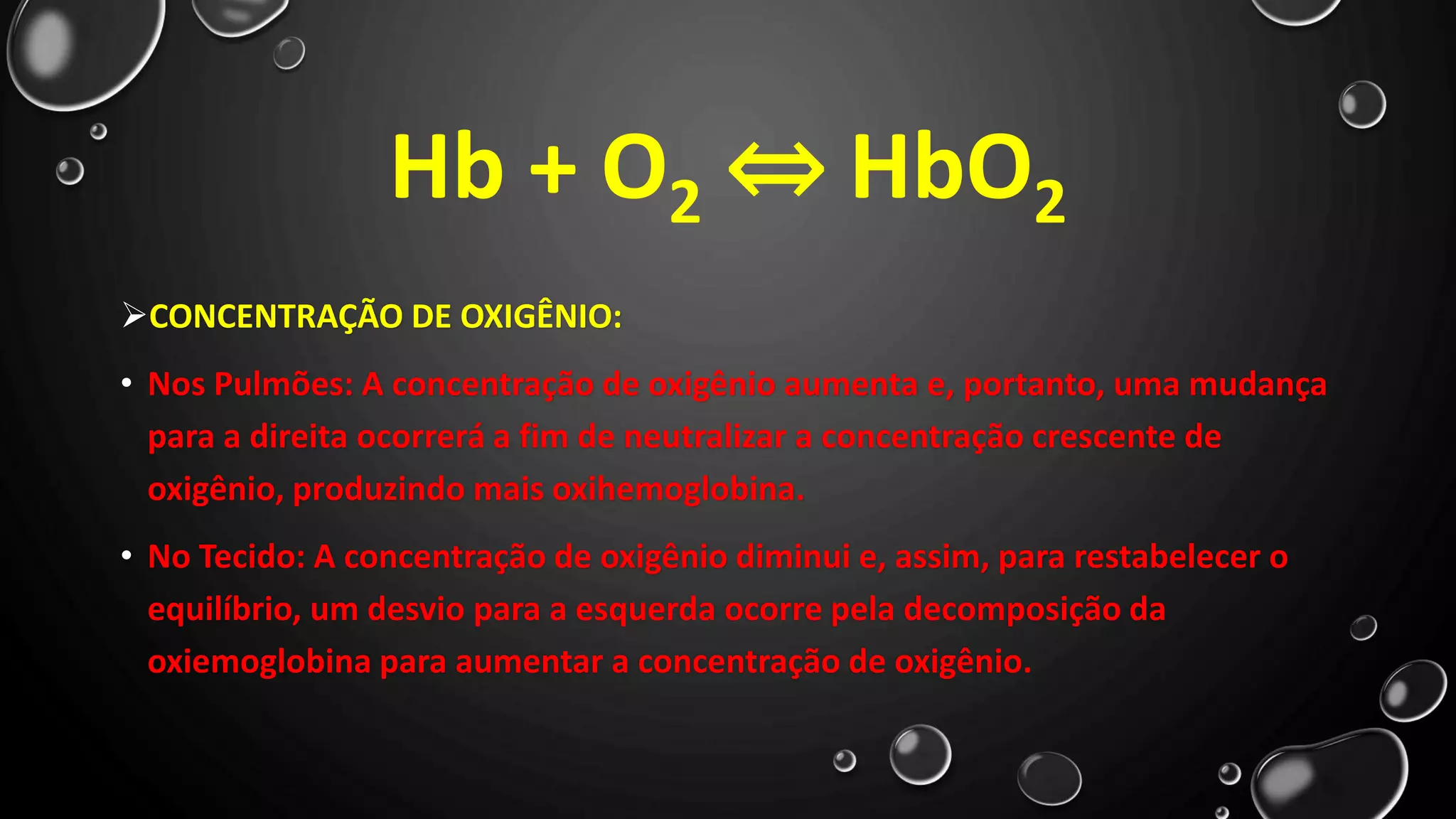 SLIDE O EQUILÍBRIO QUÍMICO E A HEMOGLOBINA FETAL 1.pptx | Blood ...