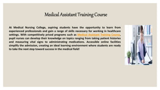 Medical Assistant | PPTX