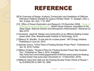 OFFSHORE FLOATING NUCLEAR POWERPLANT | PPTX