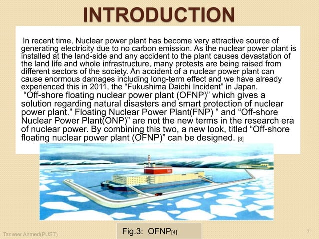 OFFSHORE FLOATING NUCLEAR POWERPLANT | PPTX | Physics | Science