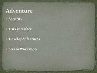 Slide of steam | PPT