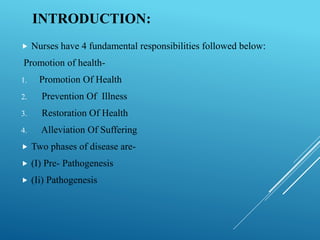 LEVEL OF PREVENTION OF DISEASE | PPTX
