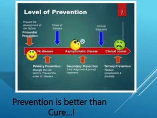 LEVEL OF PREVENTION OF DISEASE | PPTX