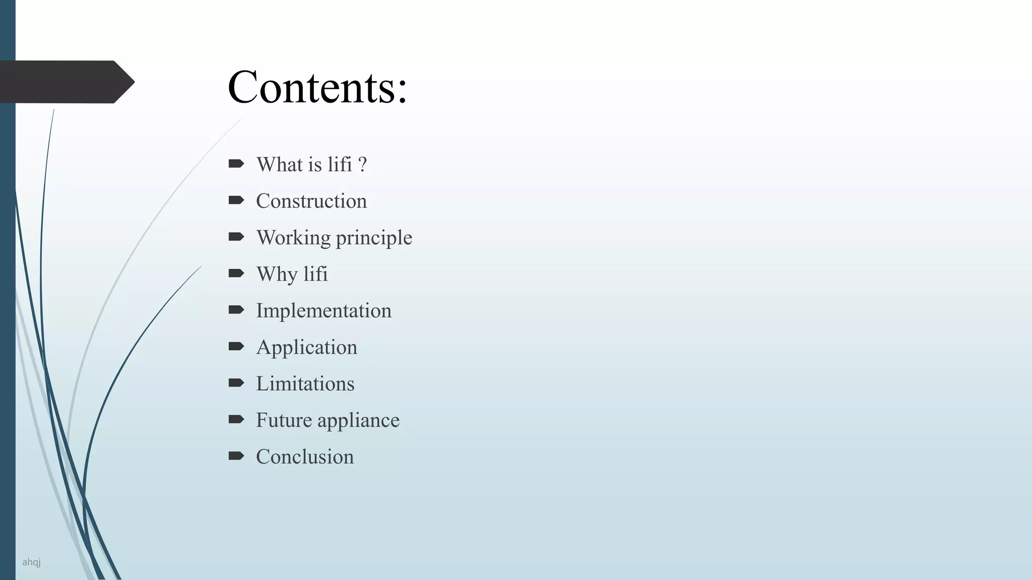 Slide on lifi | PPTX