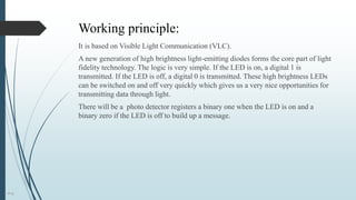 Slide on lifi | PPTX