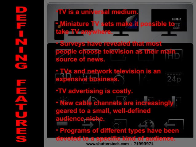 Slide on television | PPT