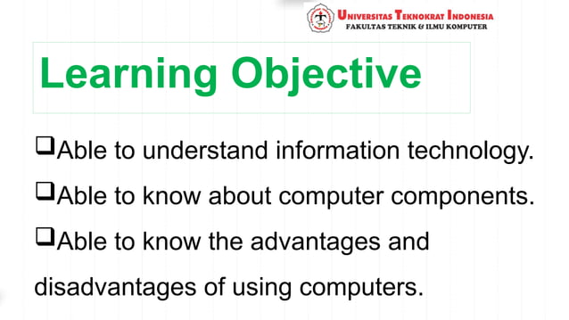 SLIDE P001 - BASIC CONCEPTS OF COMPUTER SYSTEMS & INFORMATION ...