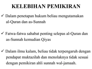 SLIDESHOW IMAM AHMAD BIN HANBAL | PPTX