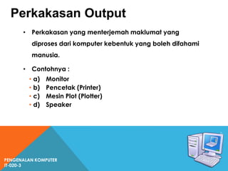 Slide pengenalan komputer | PPTX