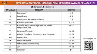 SLIDE PENGUATKUASAAN AKTA 852 BAGI KEMENTERIAN KESIHATAN MALAYSIA | PPTX
