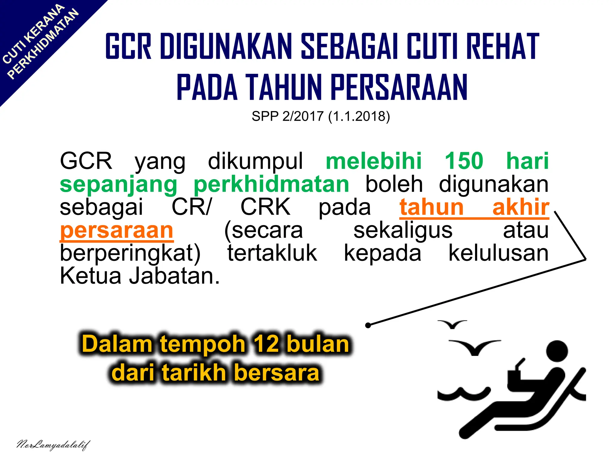 SLAID PENGURUSAN CUTI PENJAWAT AWAM KERAJAAN | PDF