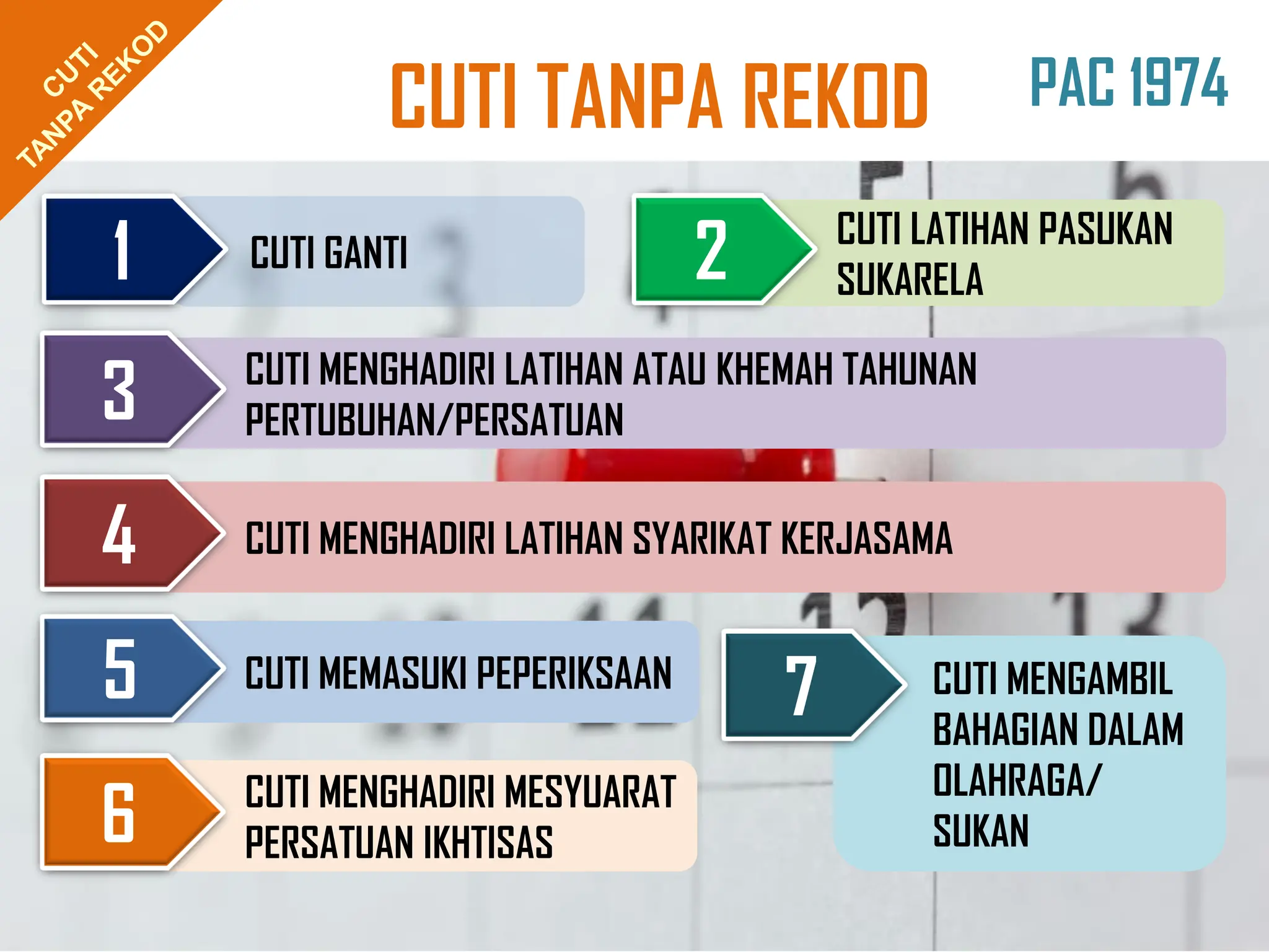 SLAID PENGURUSAN CUTI PENJAWAT AWAM KERAJAAN | PDF
