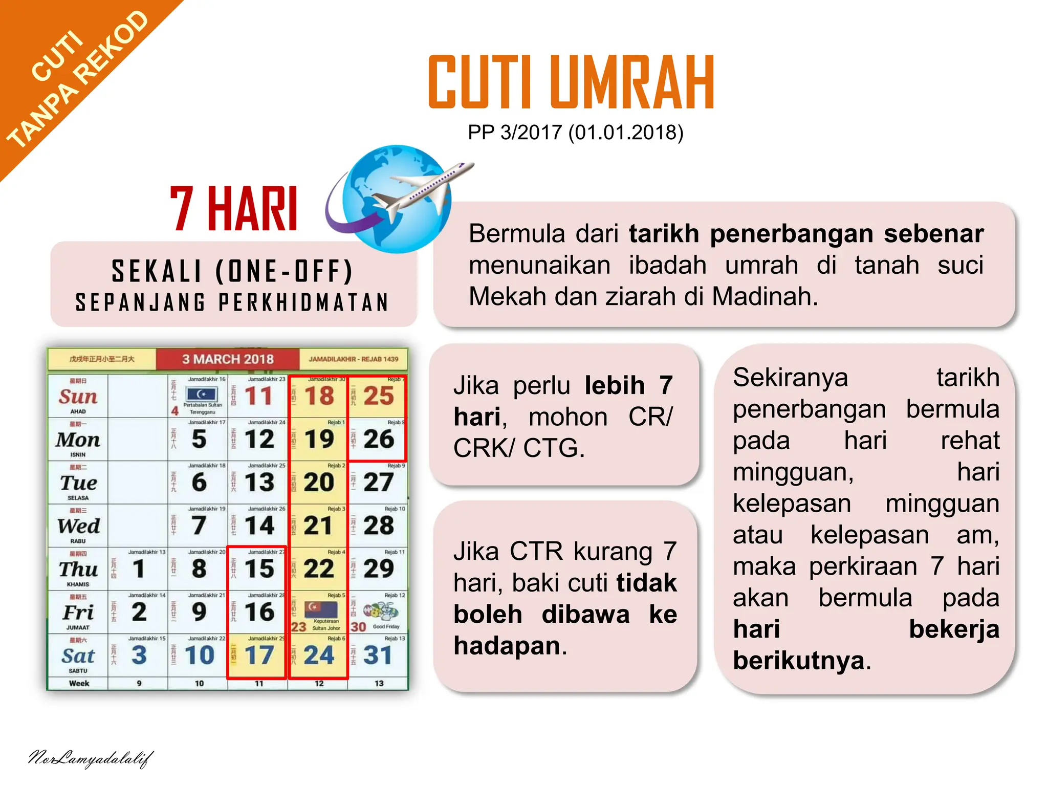 SLAID PENGURUSAN CUTI PENJAWAT AWAM KERAJAAN | PDF