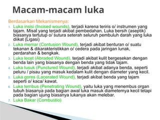 slide perawatan luka dan jenis jenis luka .pptx