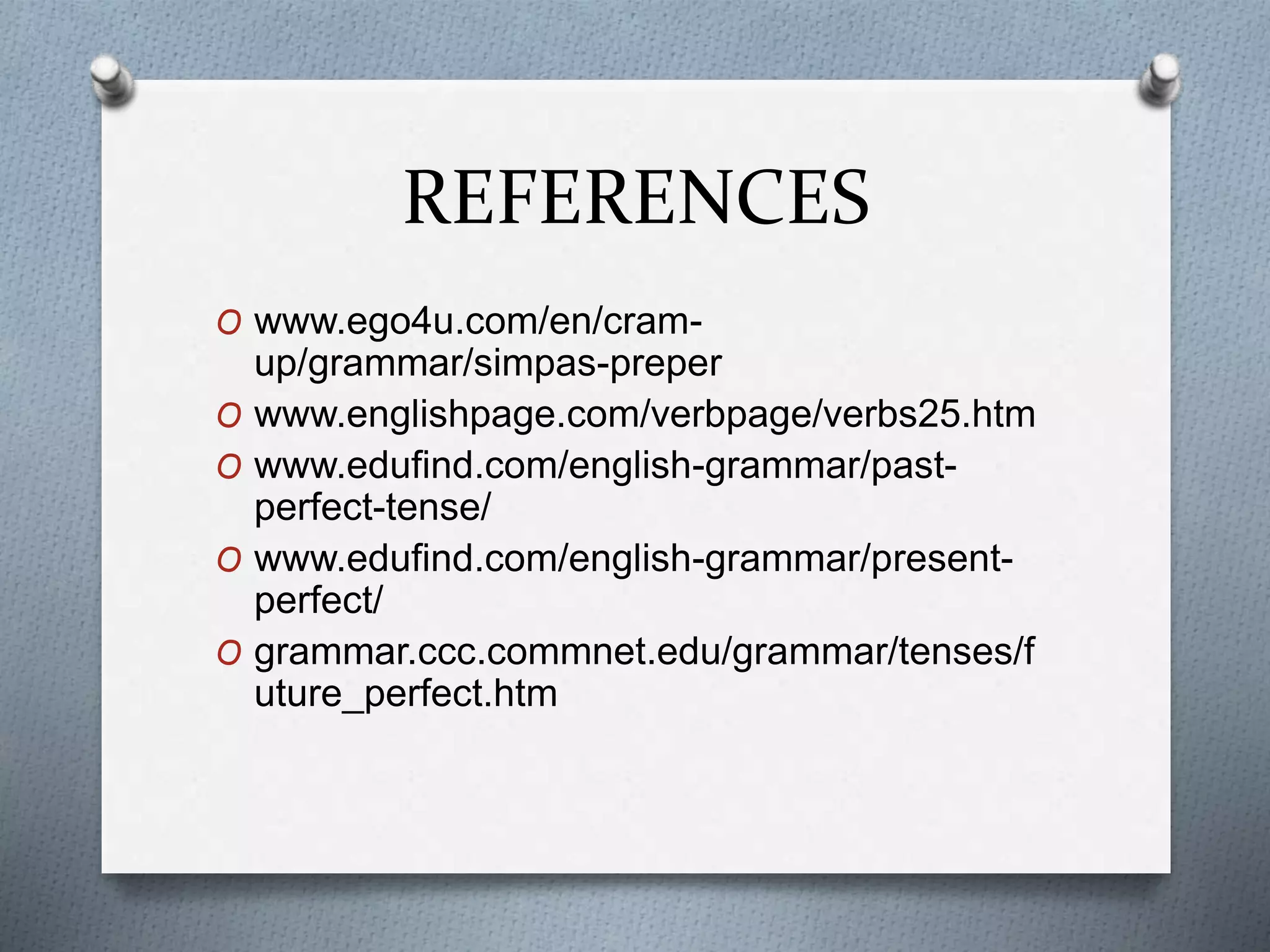 Perfect Aspect | PPTX